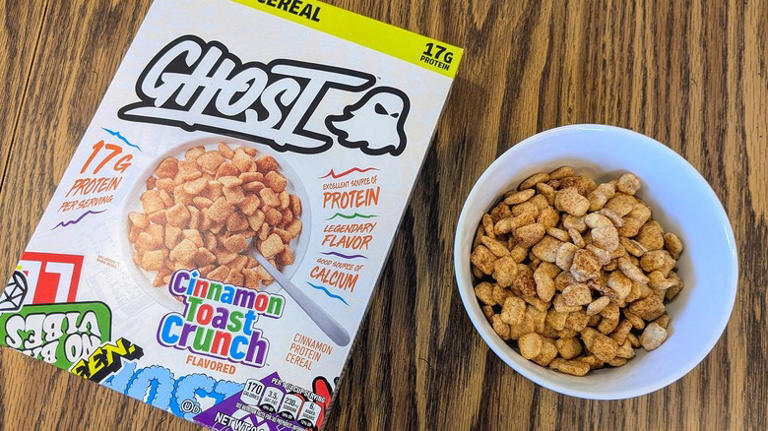 Review: Ghost's Lucky Charms & Cinnamon Toast Crunch flavored cereals pack in protein but fall ...