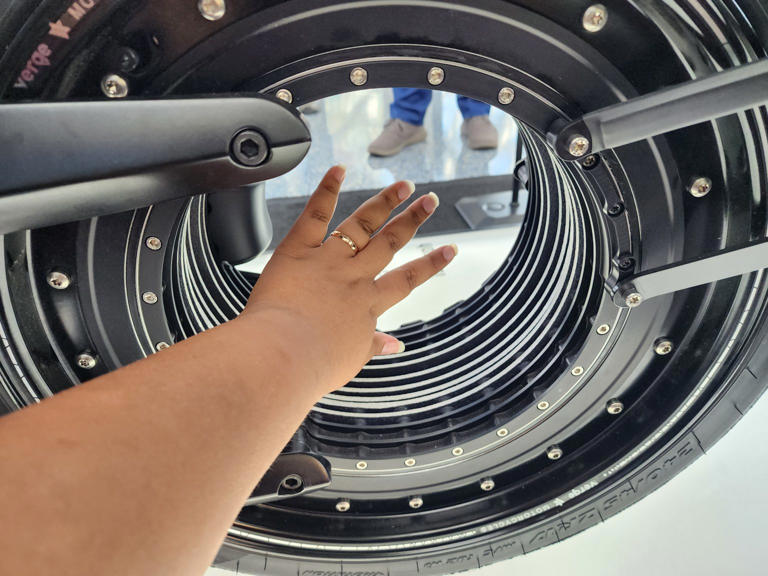 This electric motorcycle is claimed to be the world's first production ...