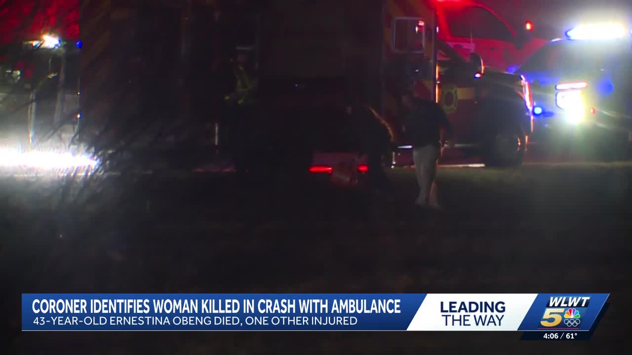 Coroner identifies woman killed in crash involving car, ambulance in ...