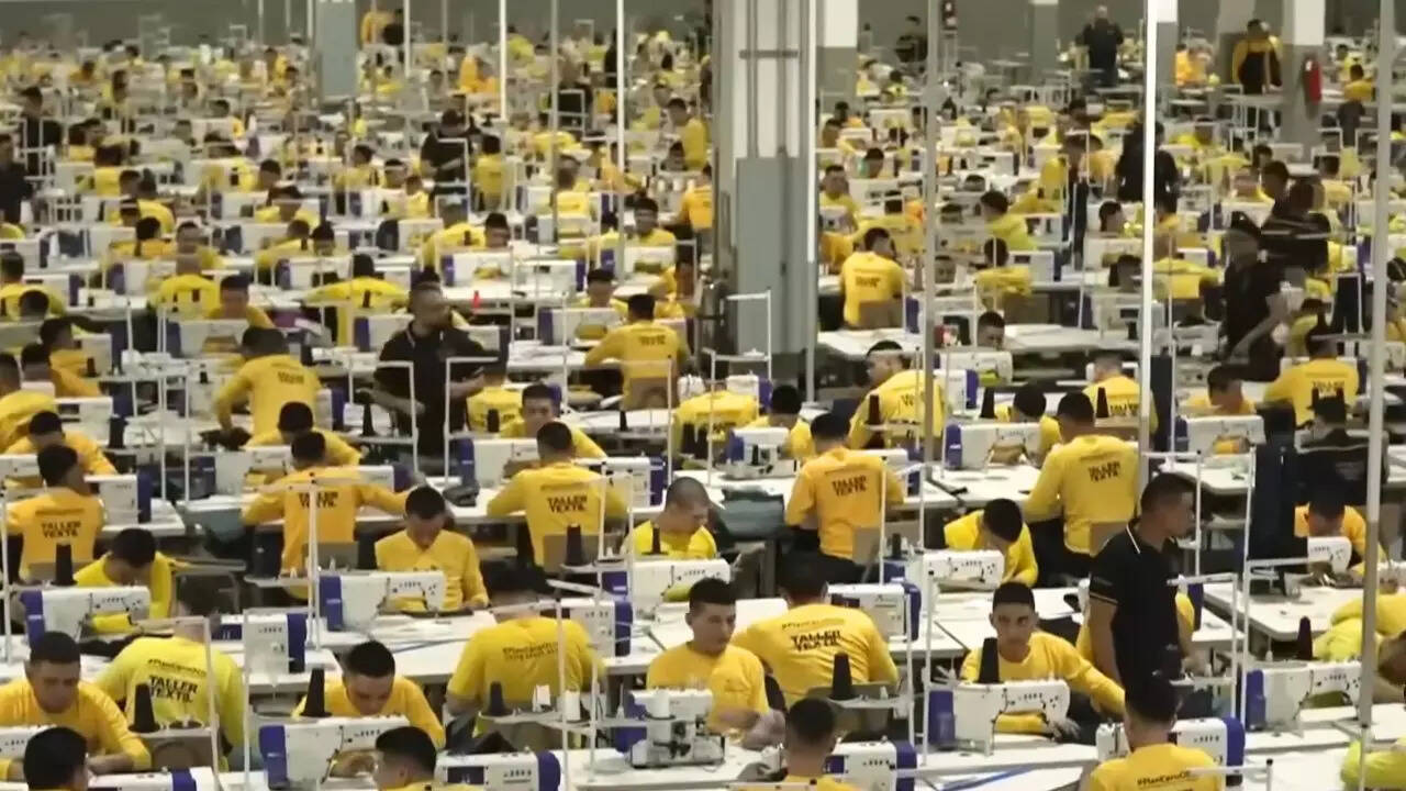El Salvador’s prison factory: Thousands of inmates sew uniforms round ...