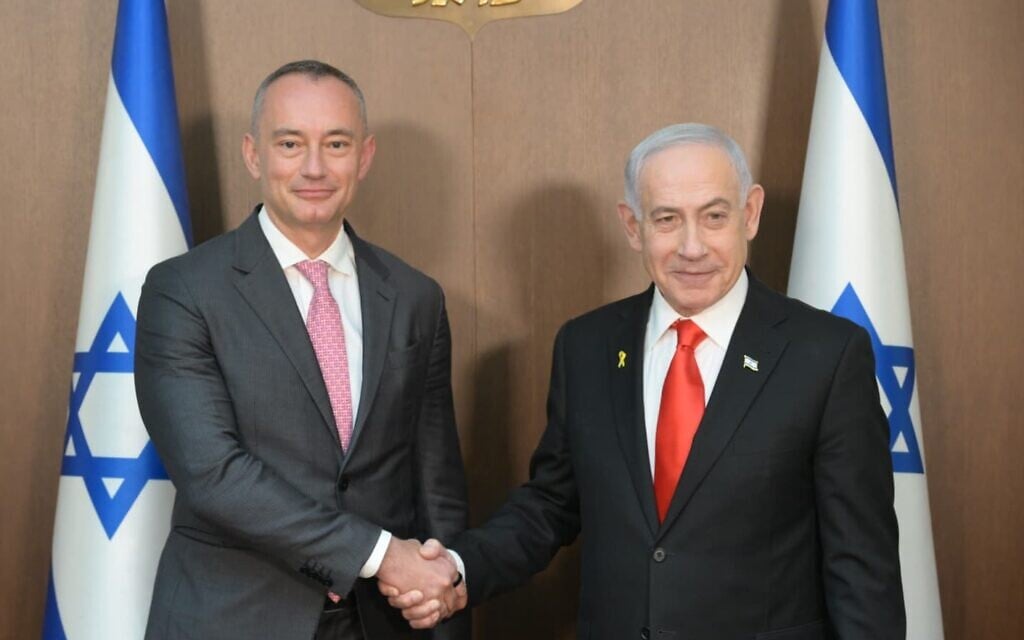 Netanyahu meets with former UN Mideast envoy tapped to represent Board ...