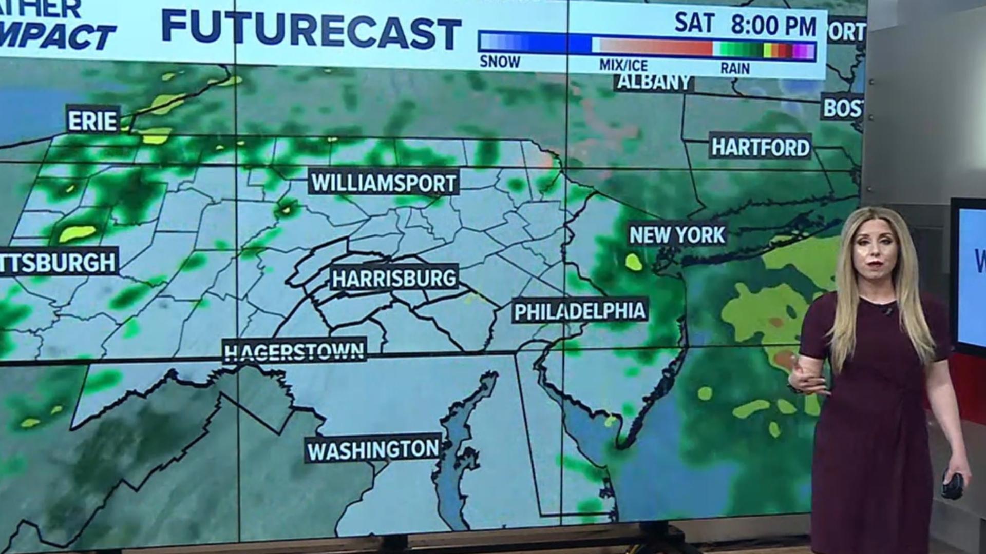 Remaining mild to end the week before needed showers