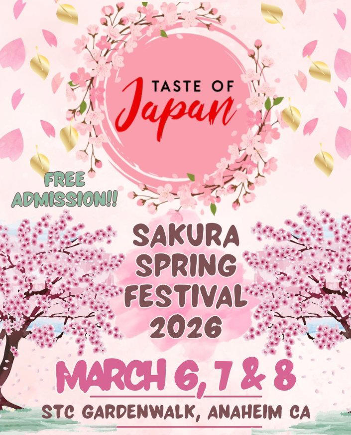 Taste of Japan Sakura Spring Festival, LA