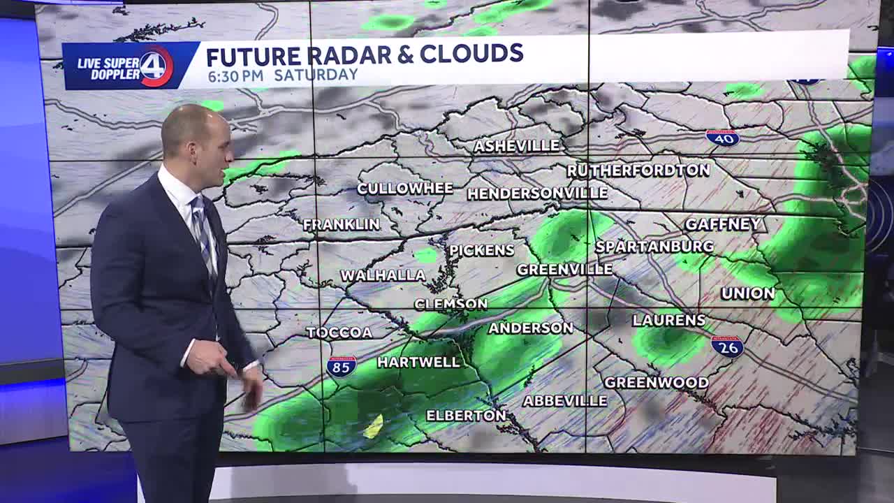 Rain and storm timing