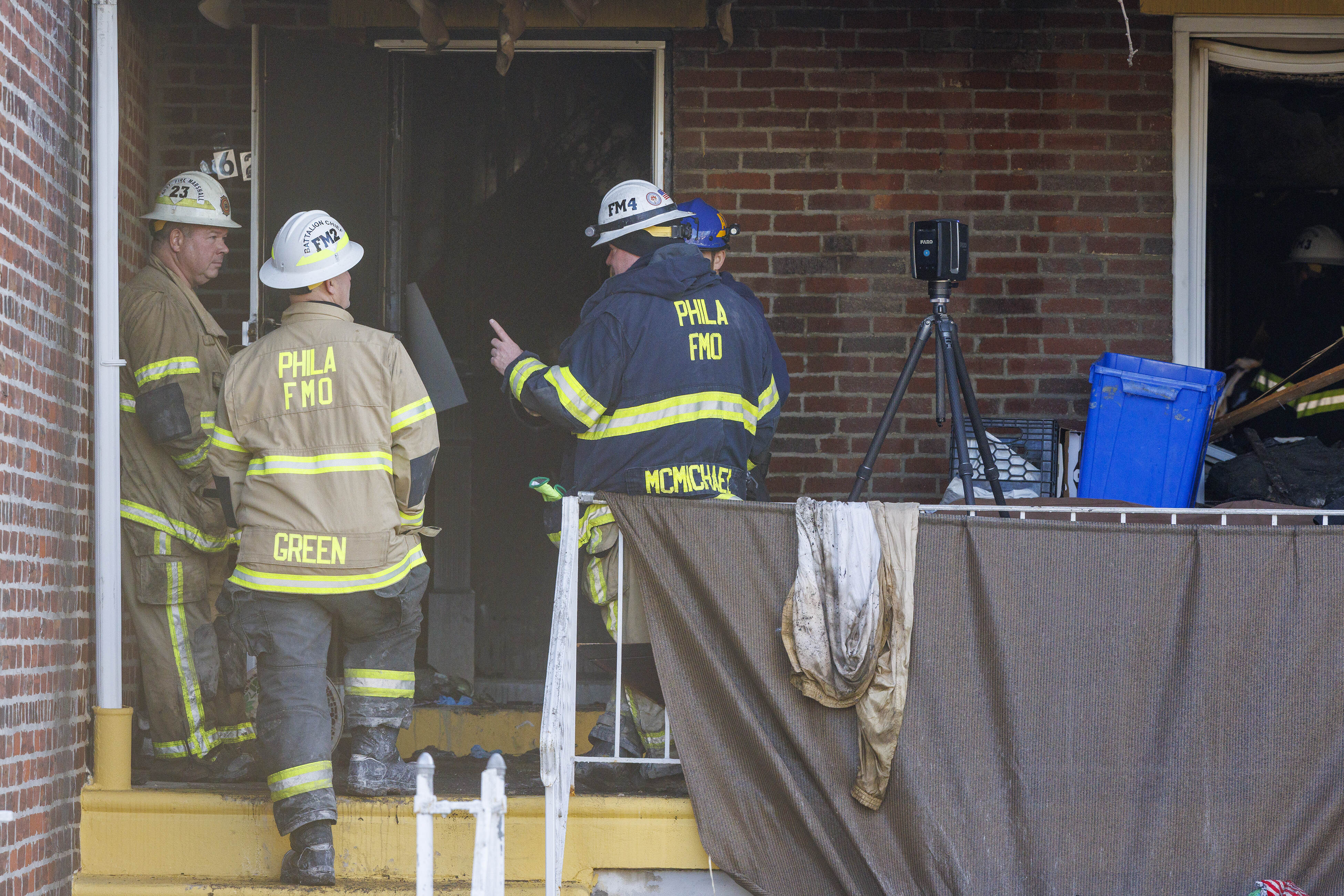 A woman died in an early-morning fire in Ogontz