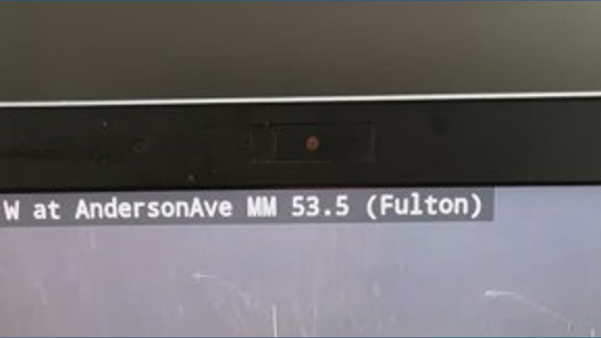 Pull all the way to the emergency lane