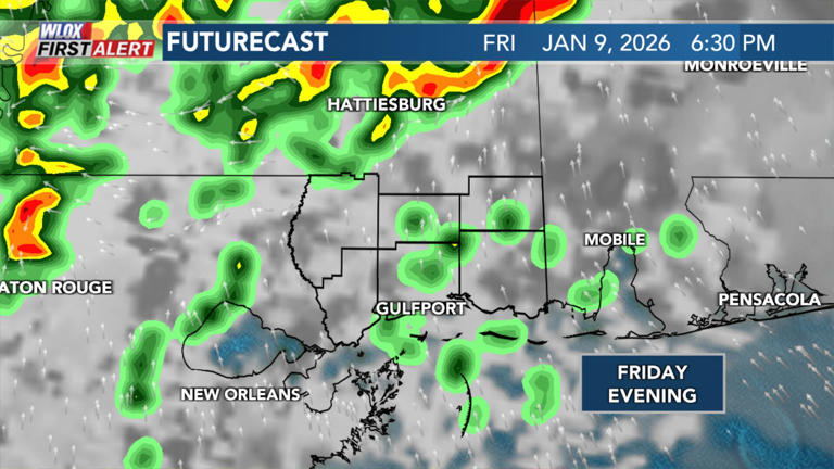 First alert: Strong storms and heavy rain possible Friday and Saturday