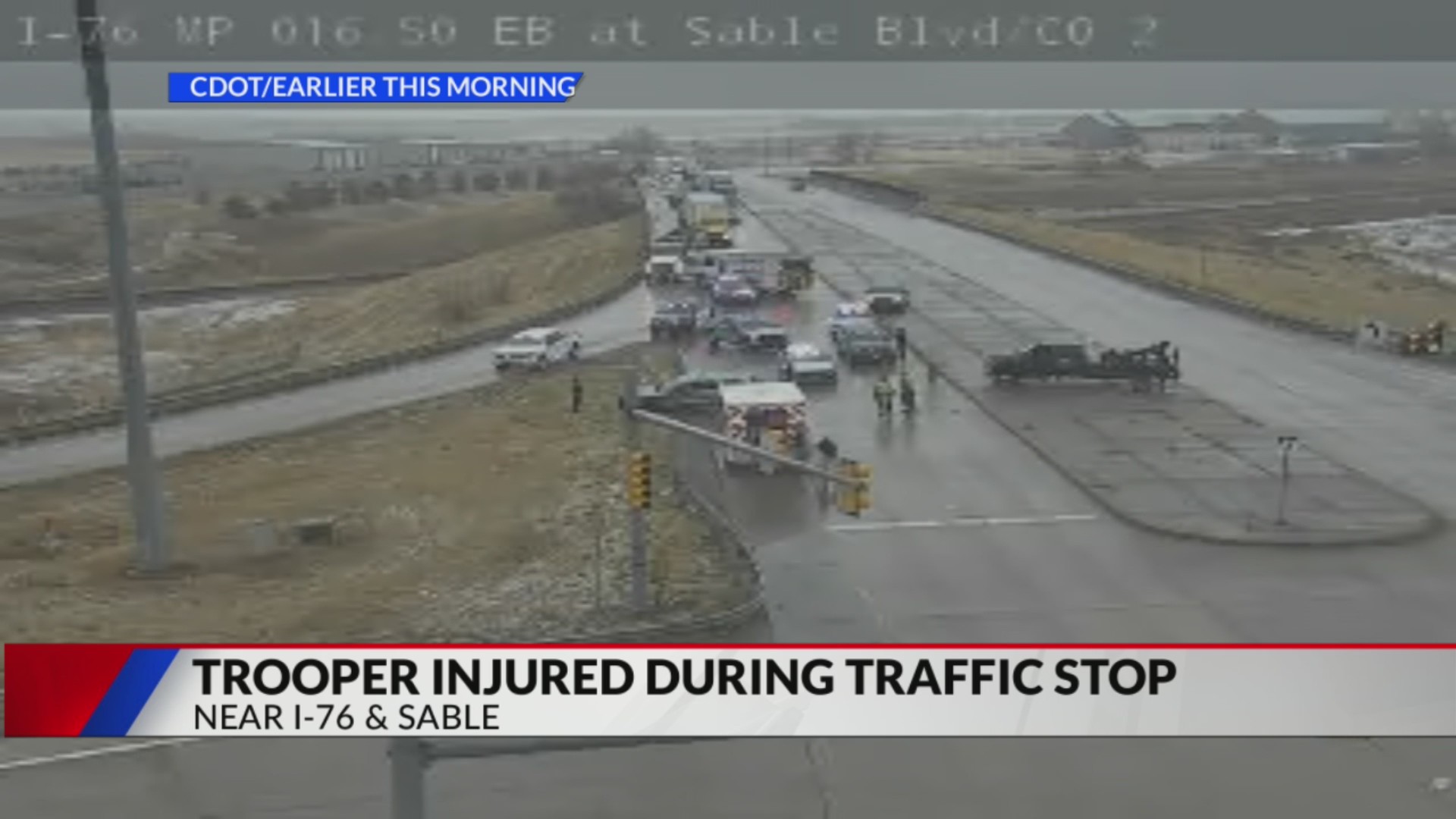 Suspect at large after hitting trooper with vehicle: CSP