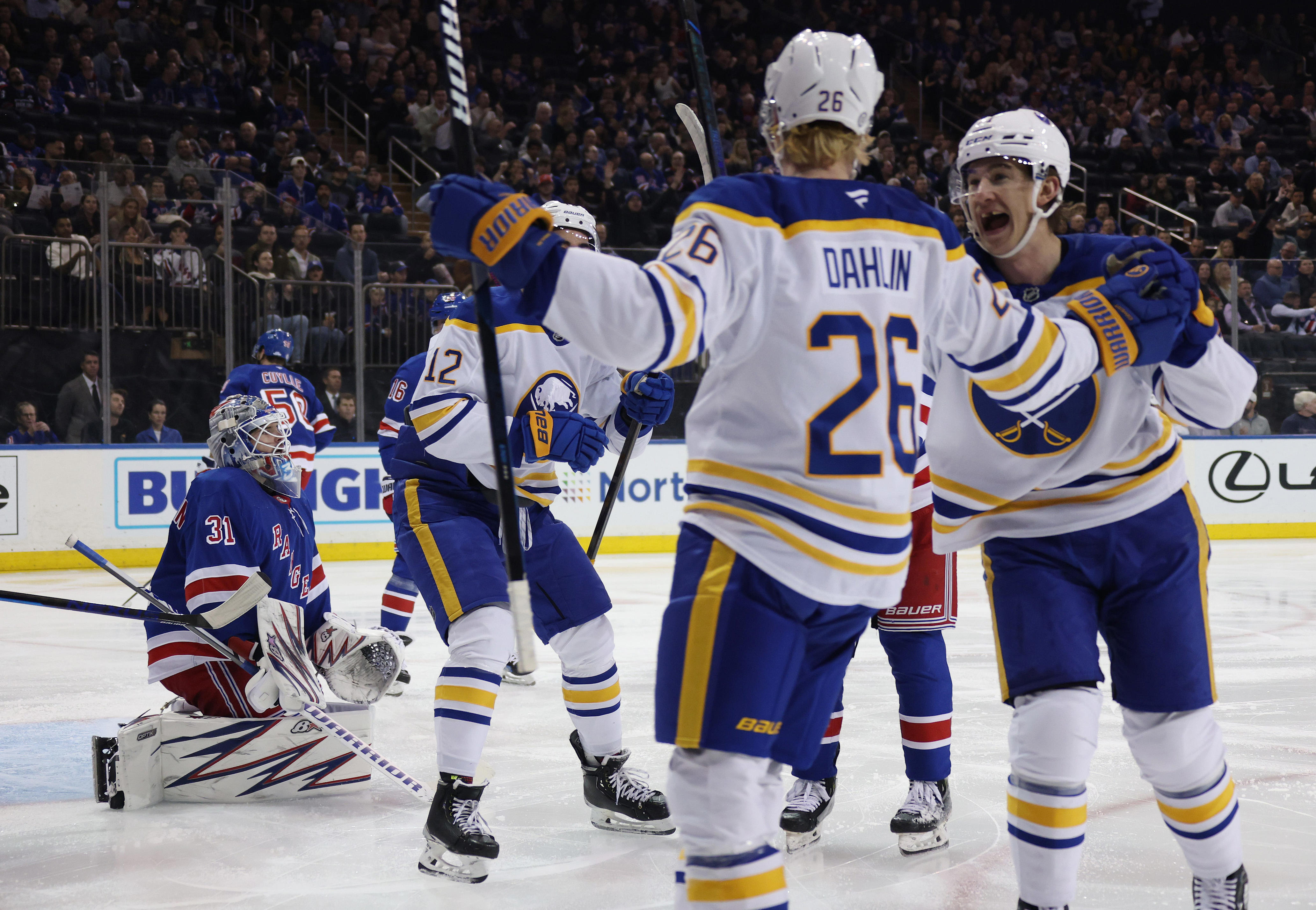 Sabres look to keep things going Thursday against Rangers