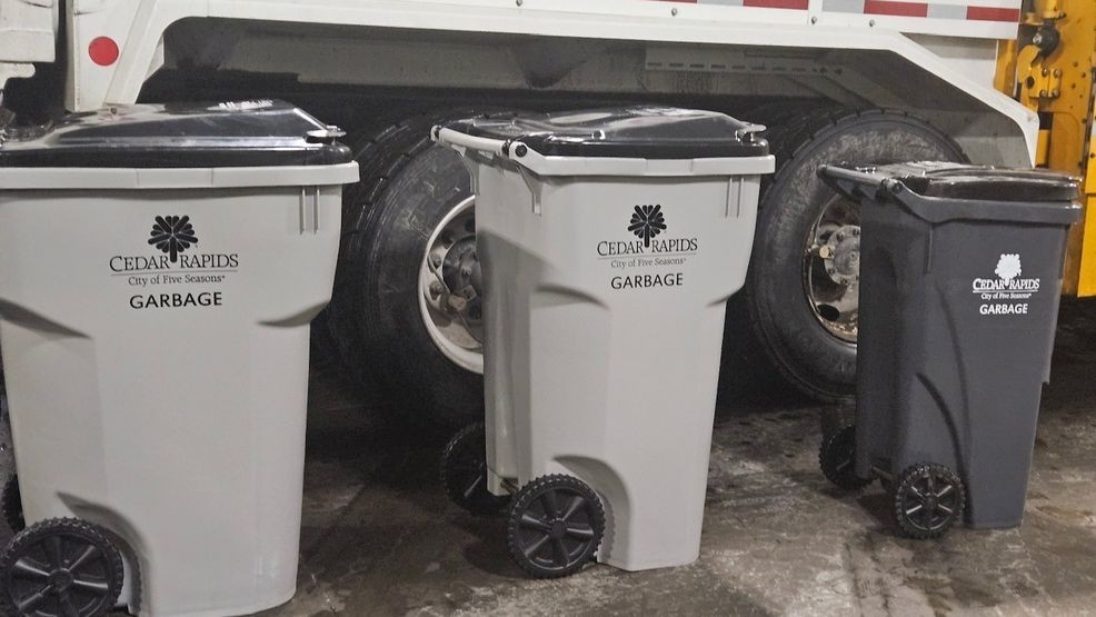 Cedar Rapids residents can now choose from three cart sizes for garbage ...