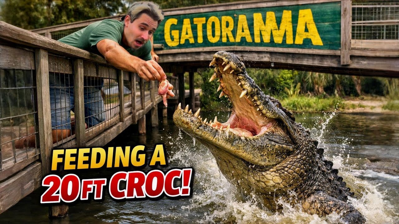 I found a 20-foot crocodile… this was not supposed to happen