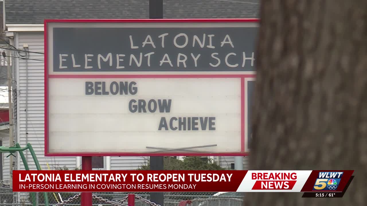Latonia Elementary School set to reopen next week after partial roof ...