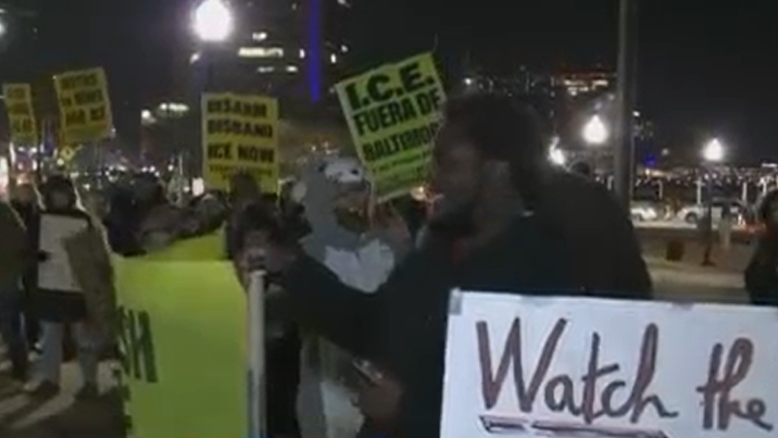 Baltimore groups protest ICE in aftermath of deadly Minnesota shooting