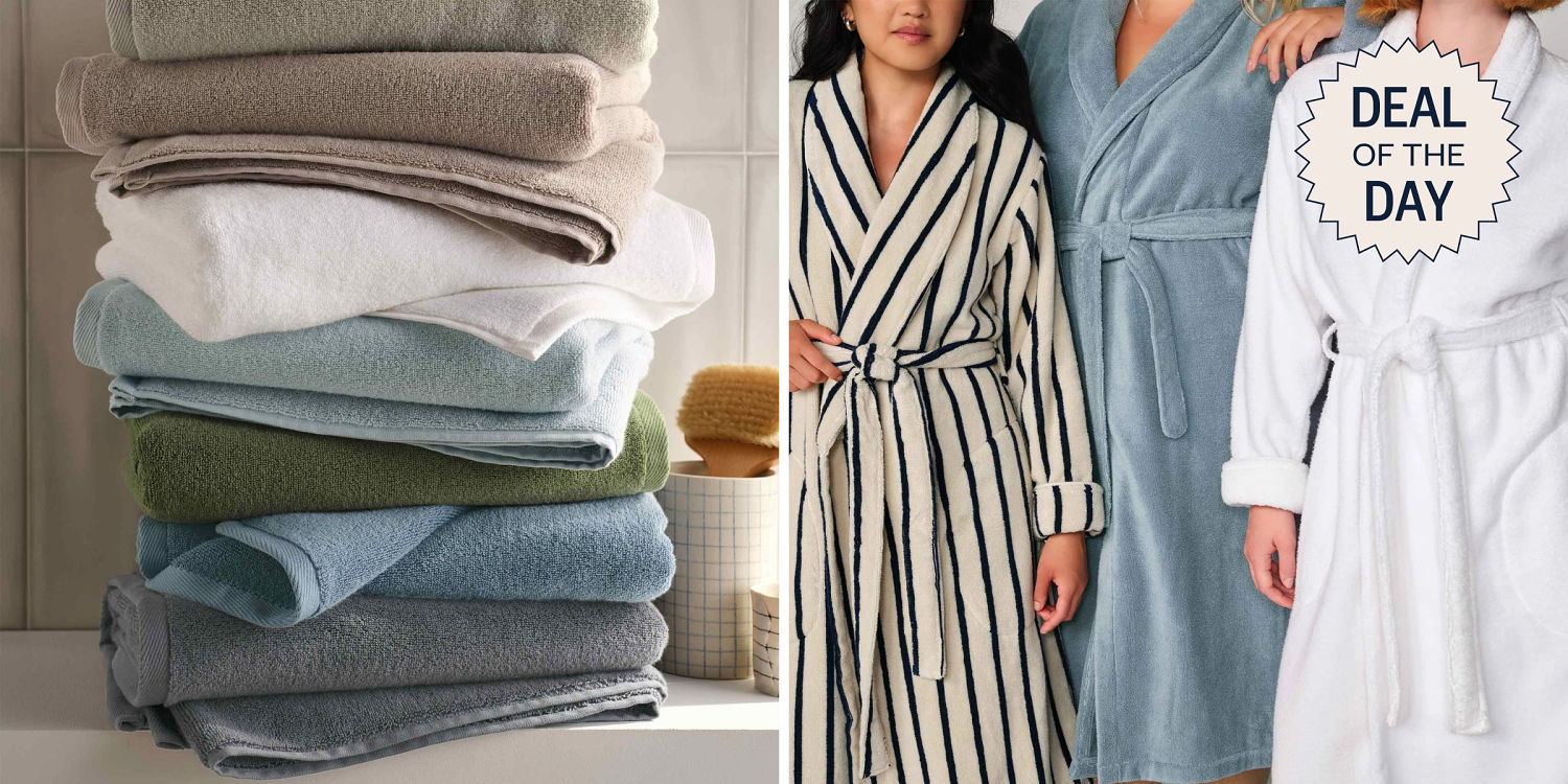 Our editors love these towels from Brooklinen — and they’re currently ...