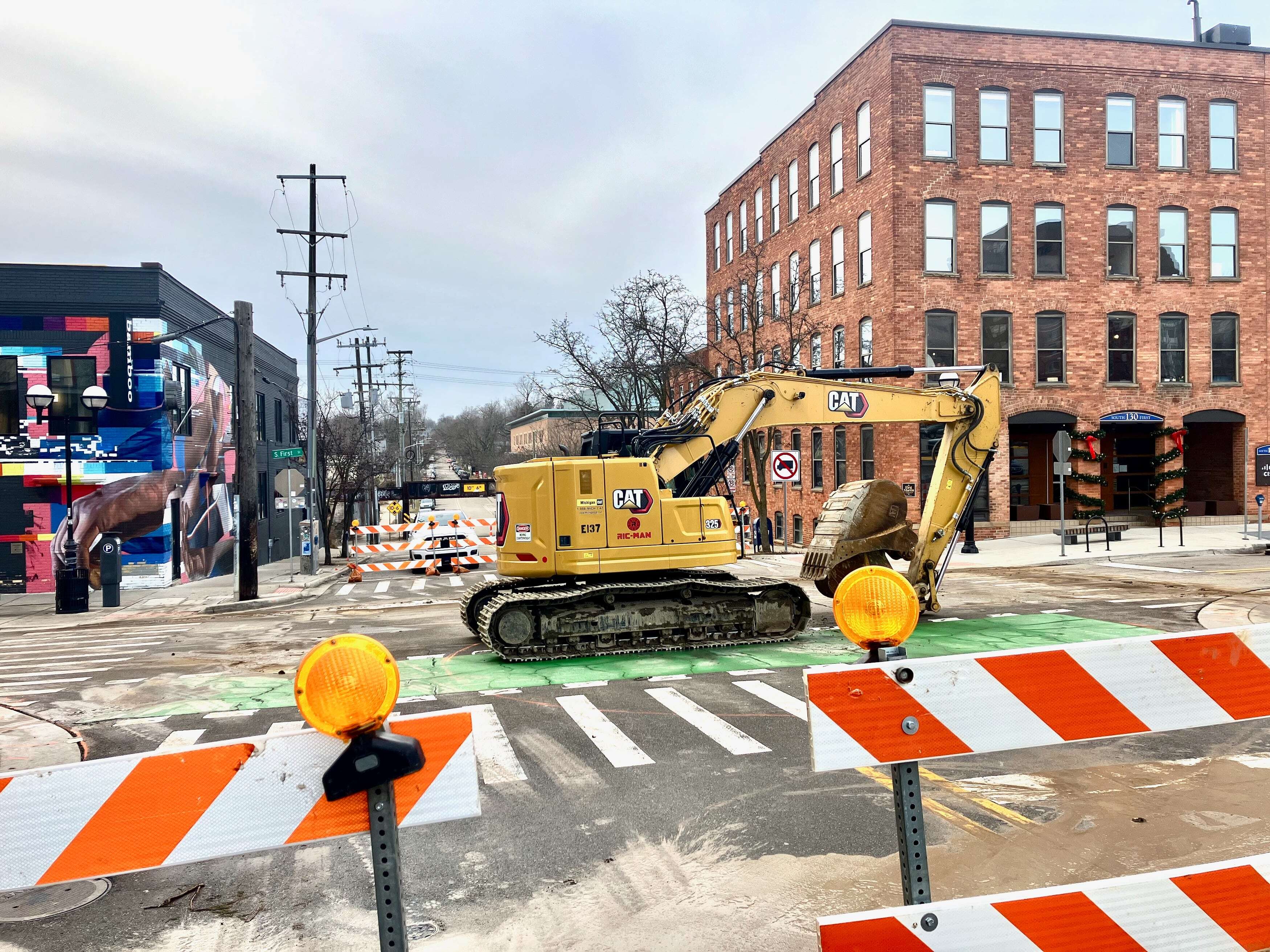 Street closures in effect through fall on west side of downtown Ann Arbor