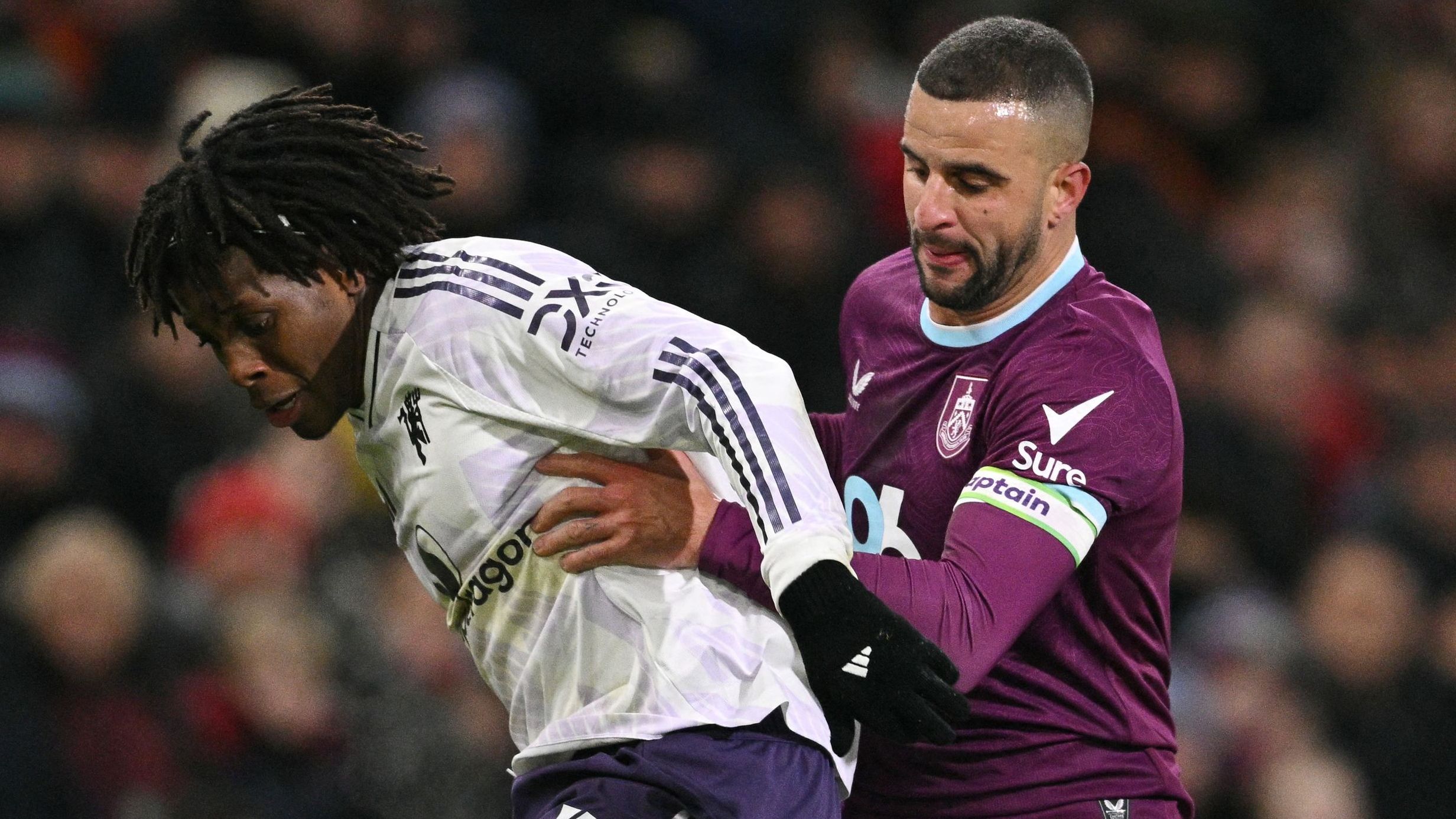 'Intentional and vicious' - Man Utd fans accuse Kyle Walker of stamping ...