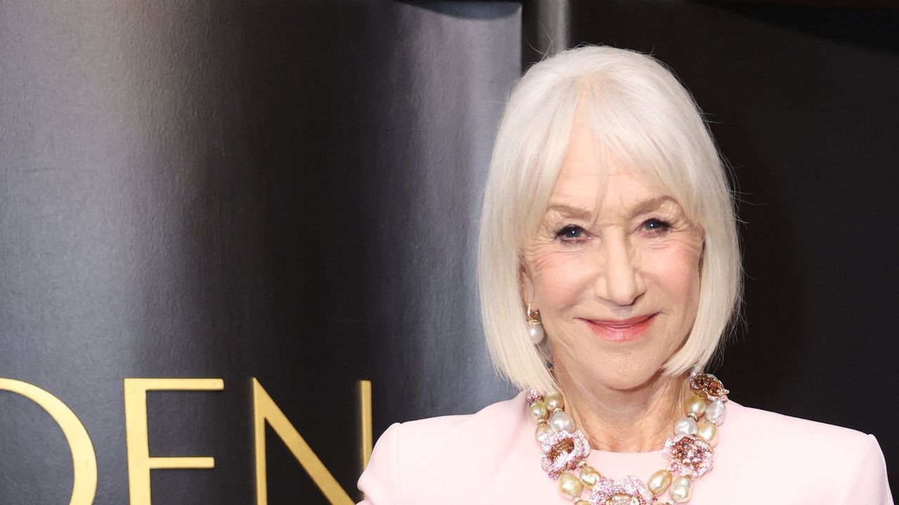 Helen Mirren embraces spring style trends in candyfloss pink