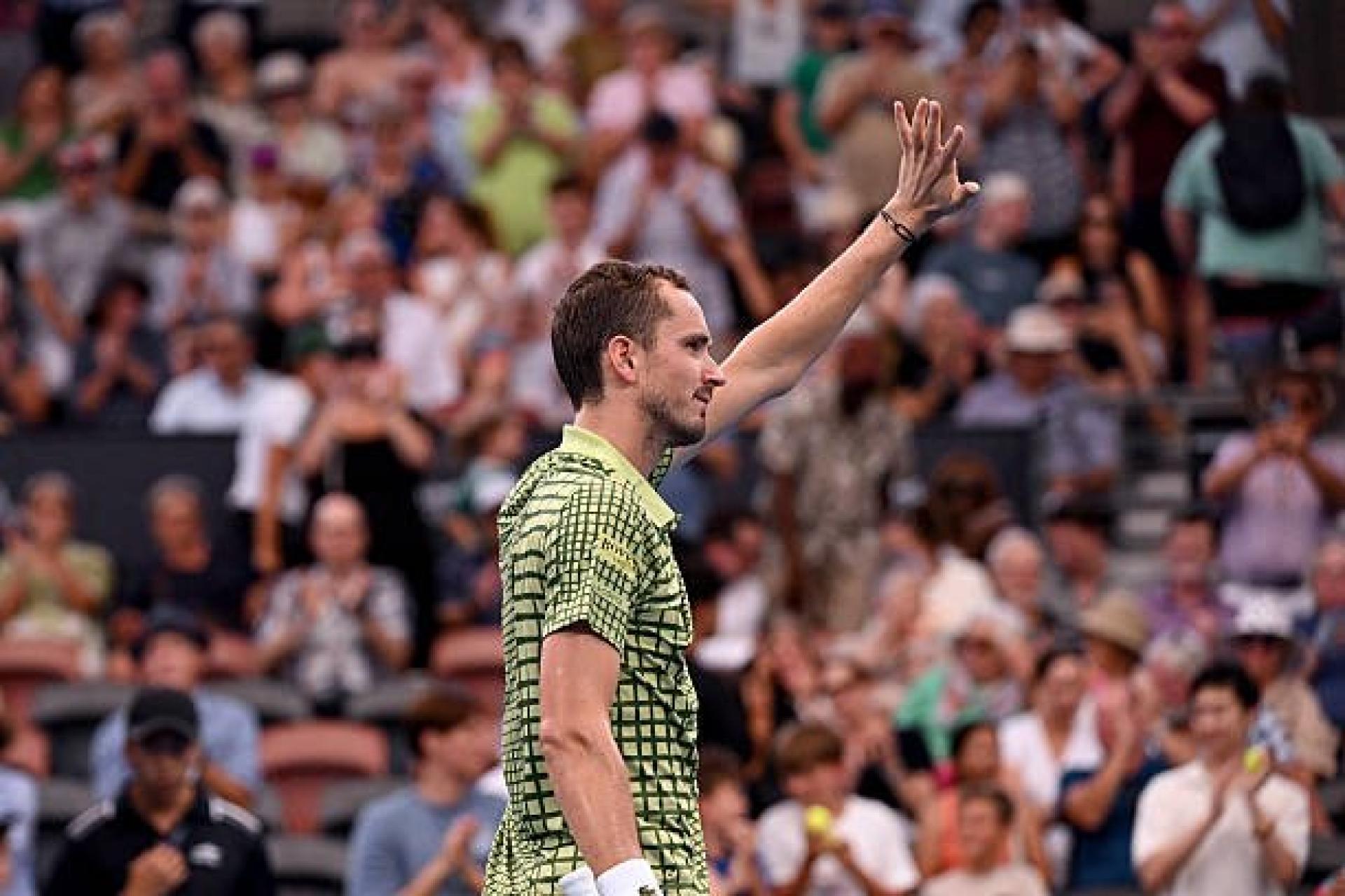 Daniil Medvedev setzt in Brisbane ein erstes Ausrufezeichen
