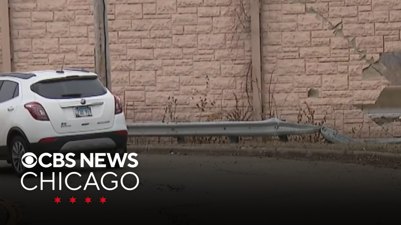 Driver killed when car crashes through sound barrier on I-55