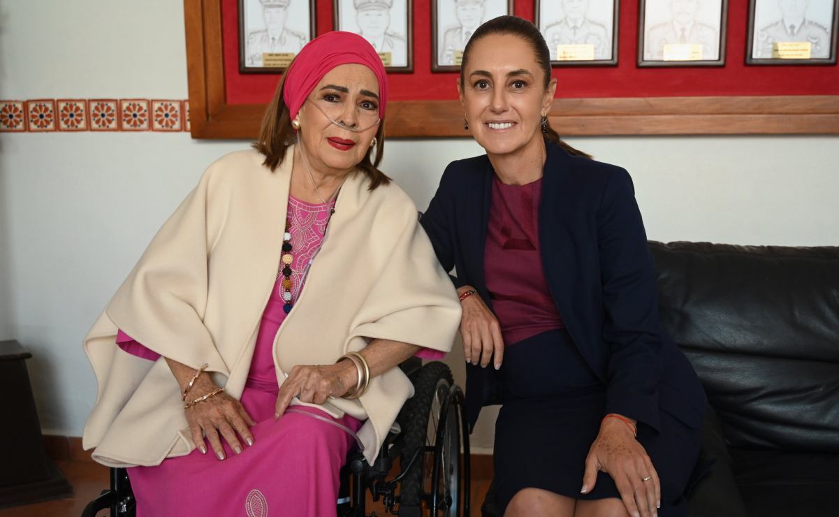 Sheinbaum se reúne con Elsa Aguirre, diva del cine de oro; "ejemplo de ...
