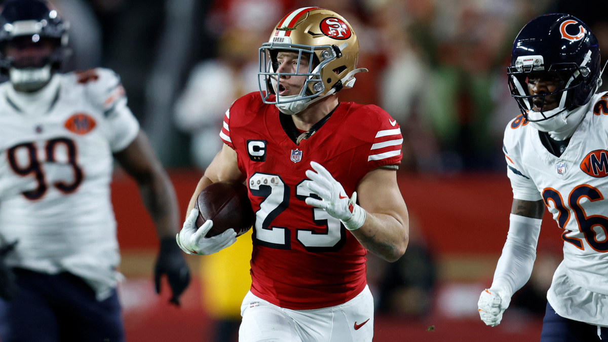 Eagles' Saquon Barkley praises 49ers' Christian McCaffrey as 'one of ...