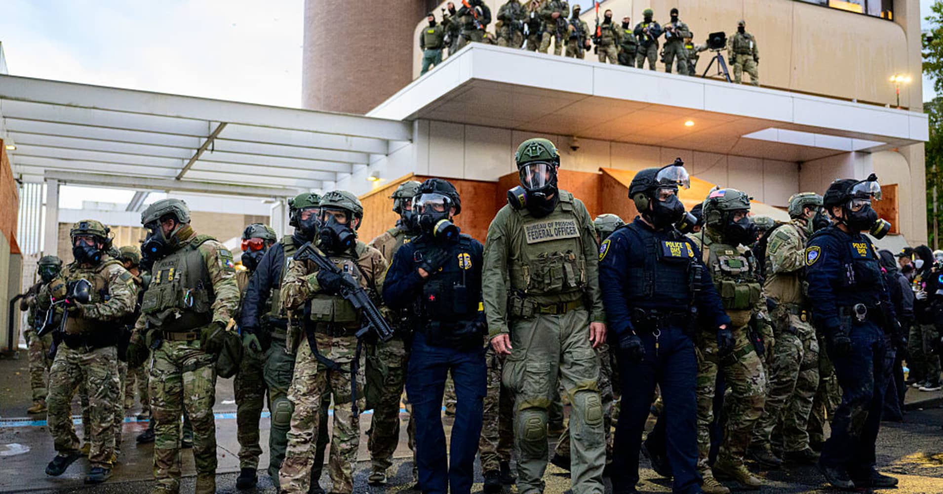 Federal agents in Portland involved in shooting of two people, police say