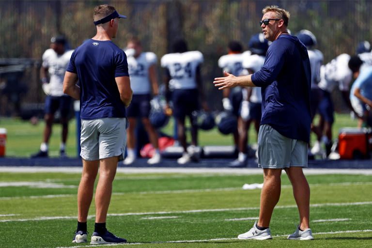 ODU football coach Ricky Rahne makes additions, change to coaching staff