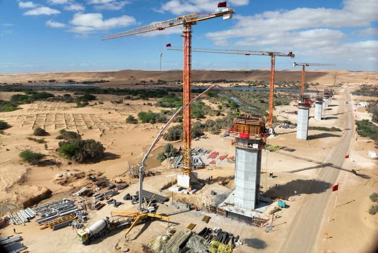 Le pont de l’oued Sakia El Hamra franchit le cap des 33 %