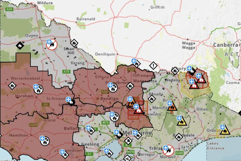 Aussie travellers forced to flee campsites across Victoria amid stark ...