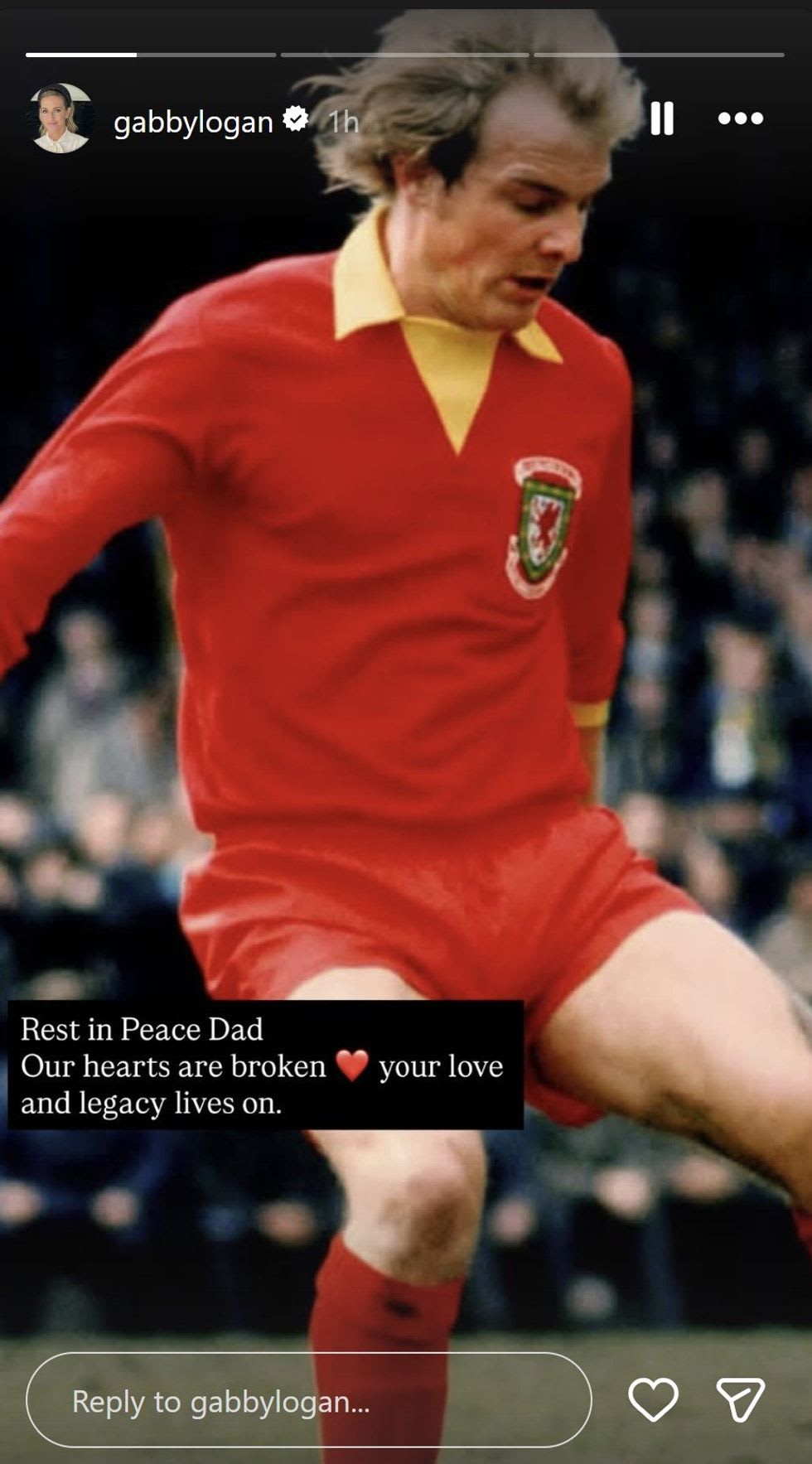 Gabby Logan shares heartbreaking statement after father Terry Yorath's ...