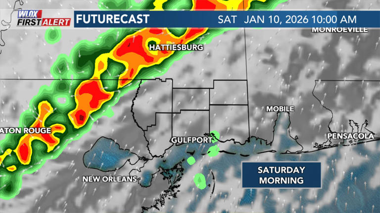First alert: Strong storms and heavy rain possible Friday and Saturday
