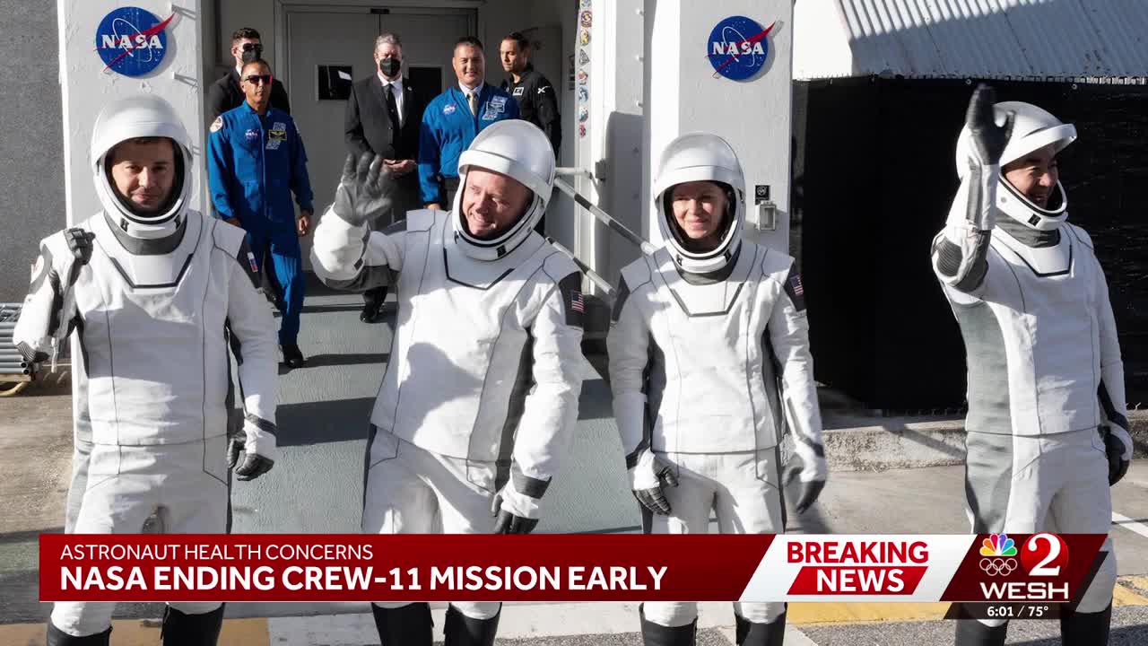 NASA cuts space station mission short after an astronaut's medical issue