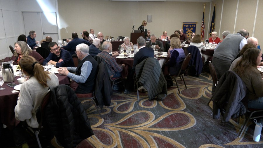 Corning Rotary Club donated $10,000 to local food pantries