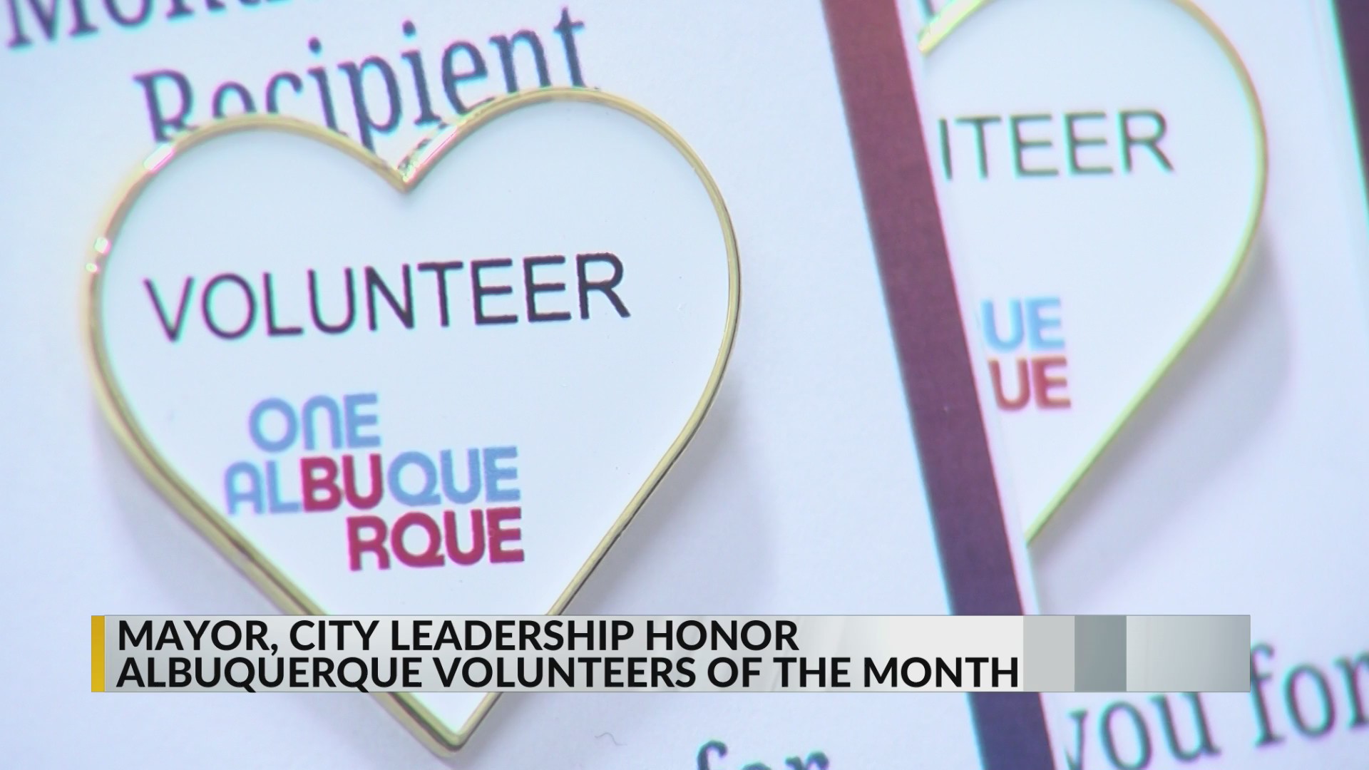 City of Albuquerque honors volunteers of the month