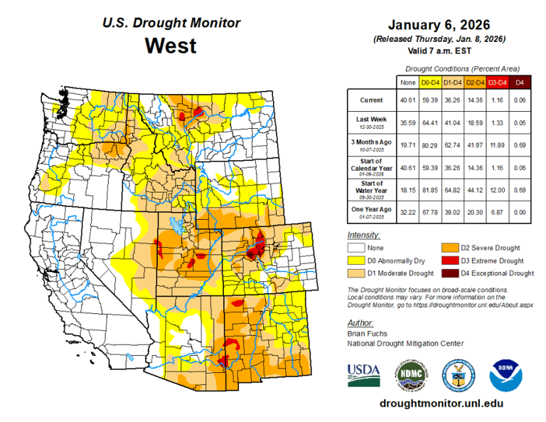 Weather analysts release updated report on California drought conditions