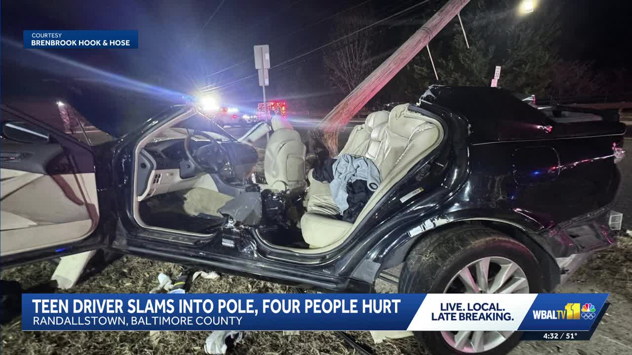 Multiple people hospitalized after serious crash near high school