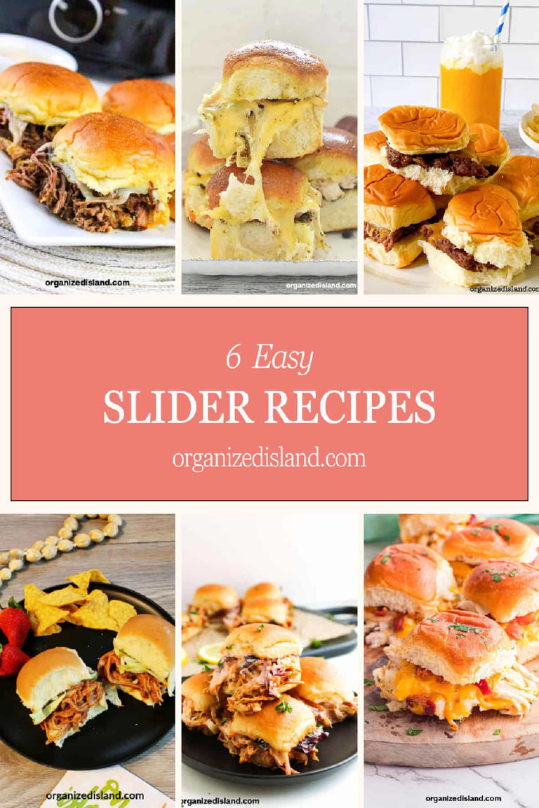 Easy slider recipes