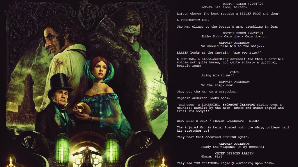 'Frankenstein': Read the screenplay that fulfills Guillermo del Toro's ...