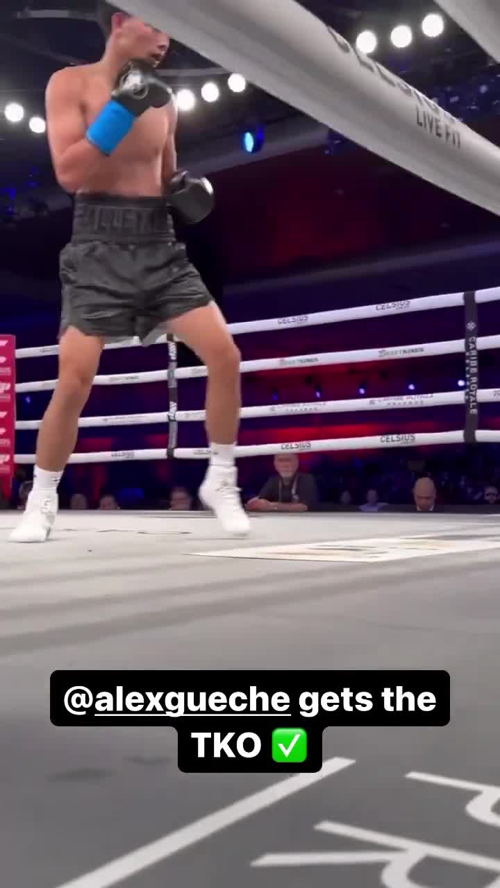 Alexander Gueche gets the TKO