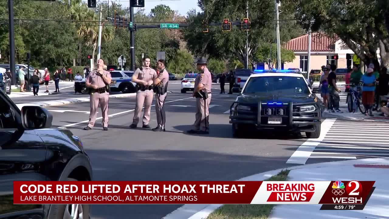 Code red lifted at Seminole County high school after hoax threat