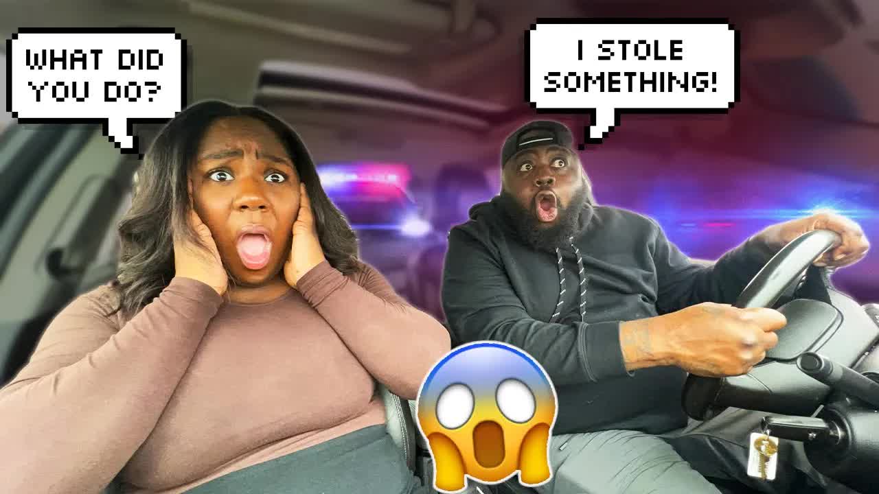 Fake police chase prank on wife (hilarious reaction)