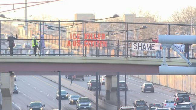 Local protesters join national outcry over deadly ICE shooting in ...