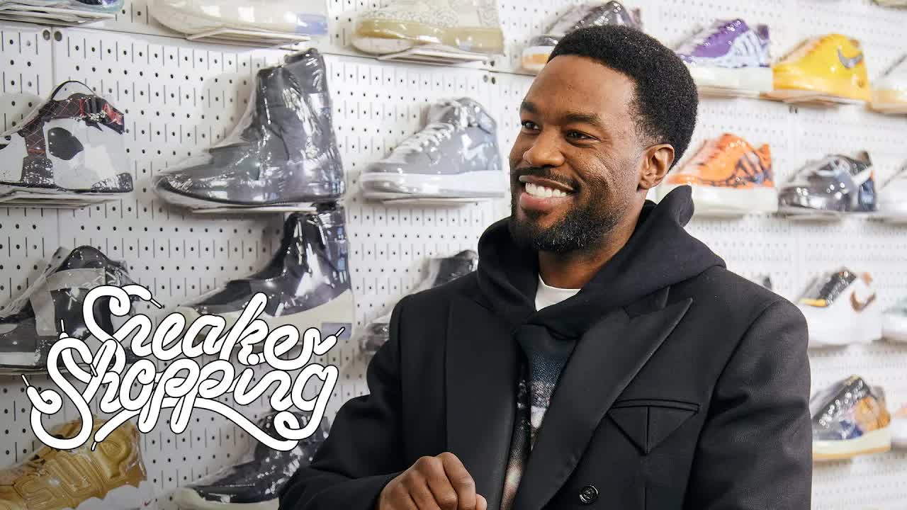 Yahya Abdul-Mateen II goes sneaker shopping with Complex
