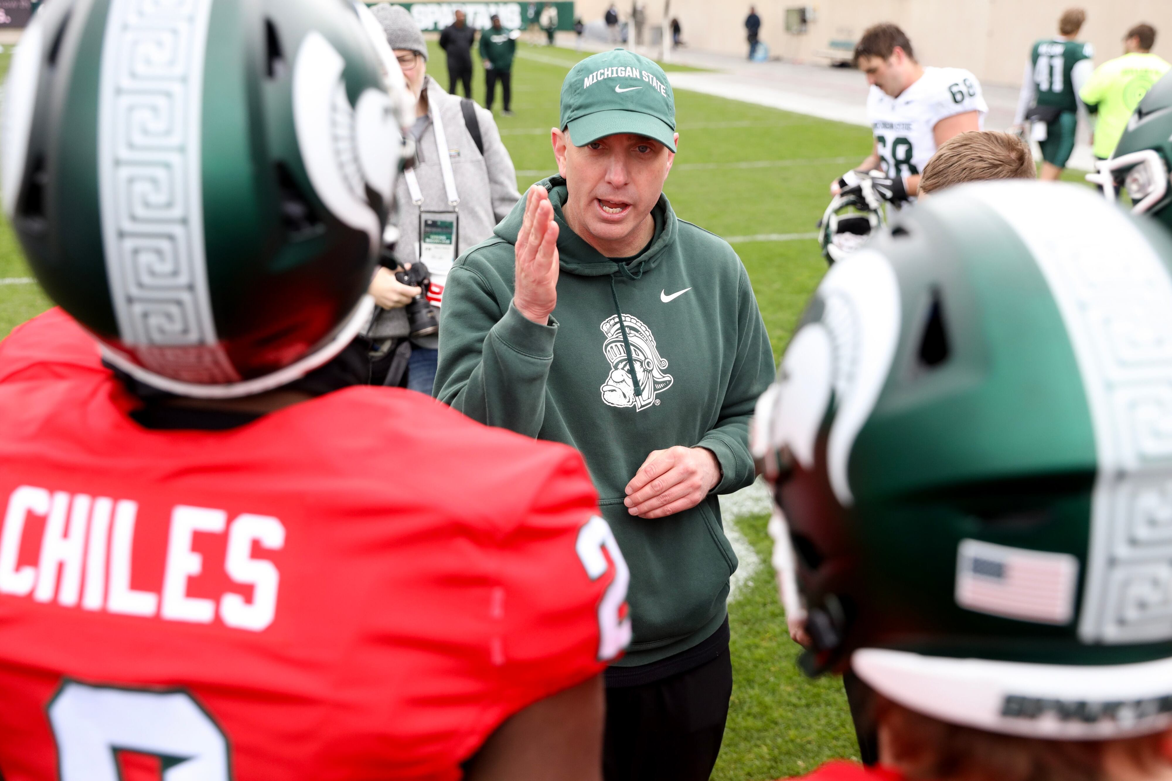 Former Michigan State offensive coordinator hired for new job