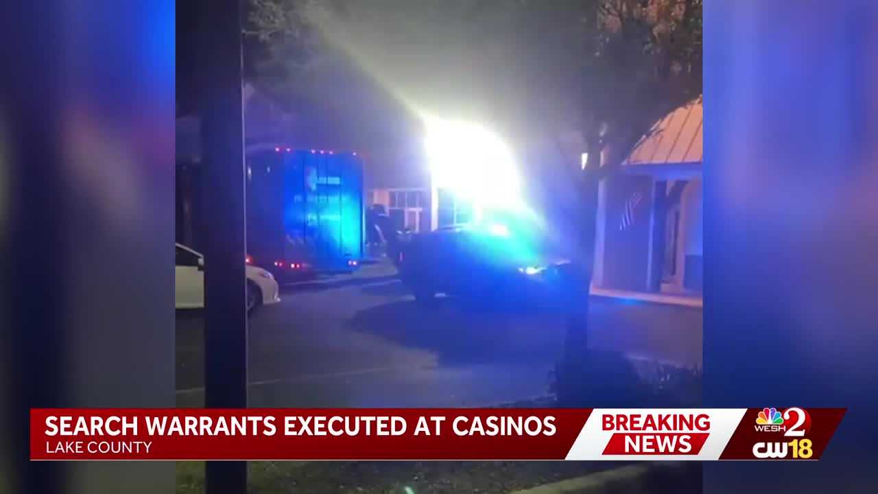 Hundreds of slot machines taken in illegal gambling bust in Florida