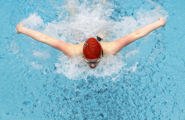 Photos: Cumberland Valley swimming sweeps dual meet with Manheim Township