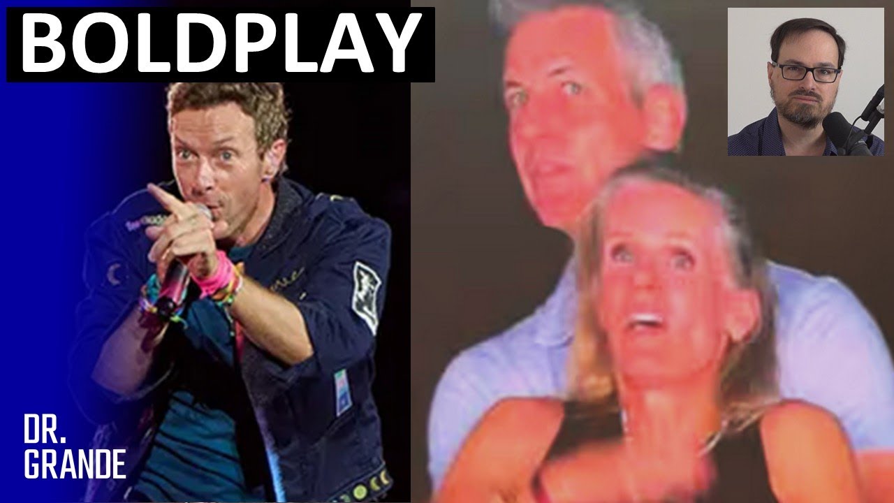 Coldplay concert kiss cam captures canoodling corporate climbers | Andy ...
