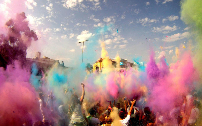 Join the Holi festivities: India’s colorful tradition reaches the USA