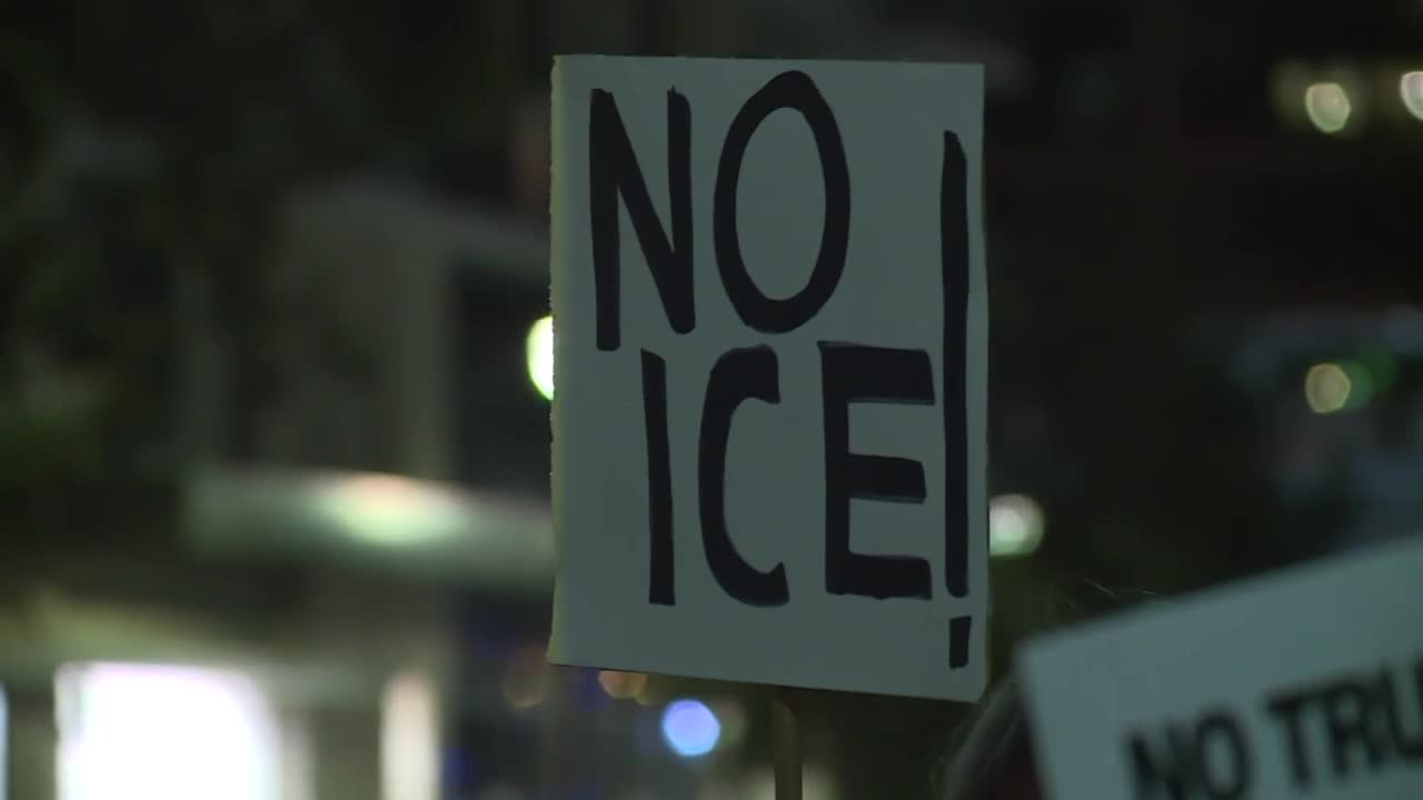 Local groups protest fatal ICE shooting of Minneapolis woman
