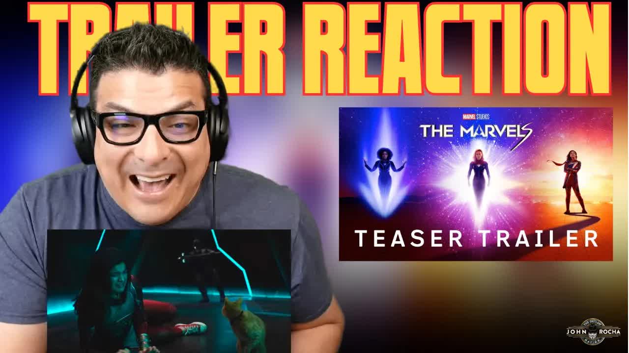 The Marvels teaser trailer reaction | Marvel Studios | Disney